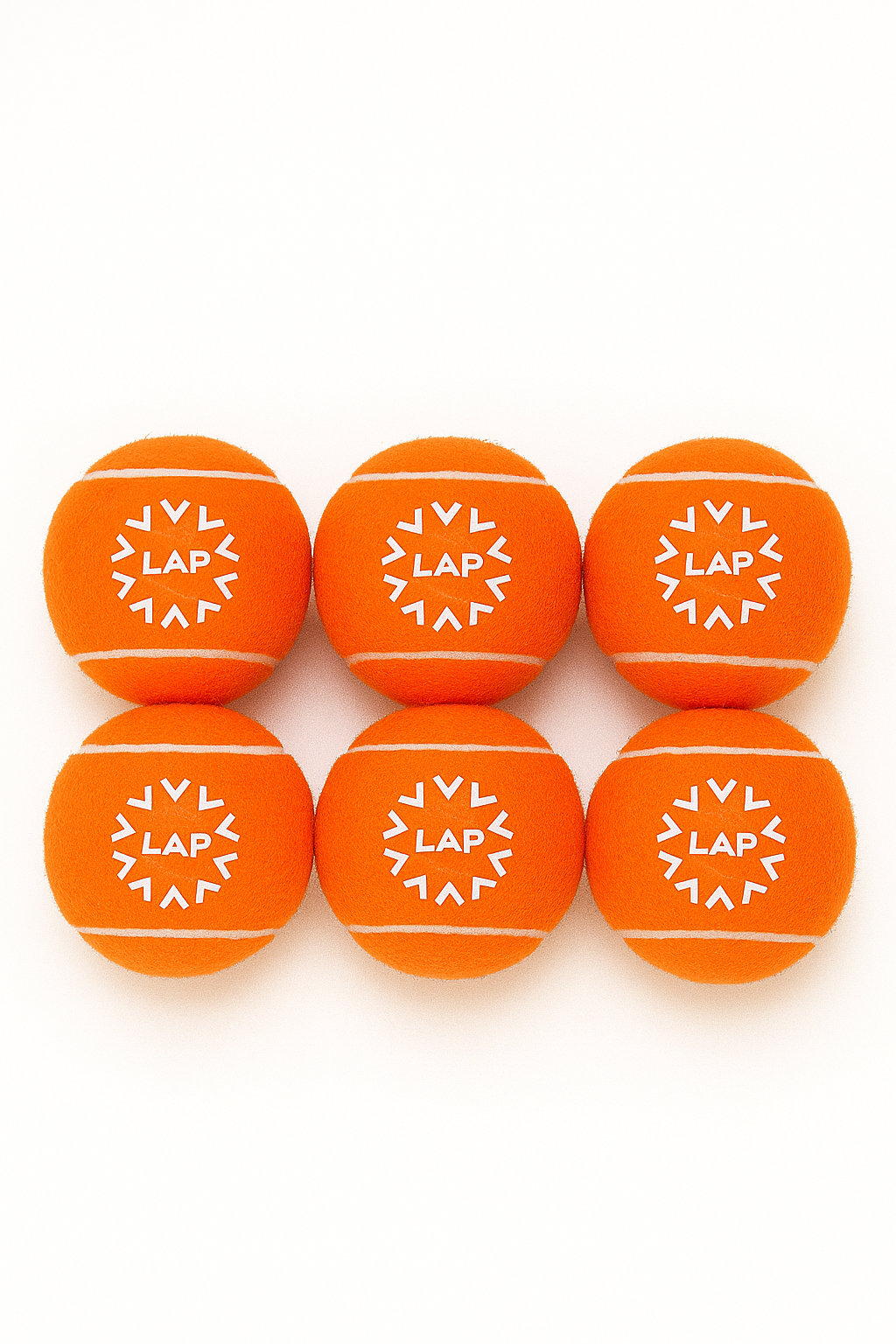Мяч для лапты/ Комплект мячей для игры в лапту, теннис, шесть мячей диаметр 6,5см; мяч оранжевый LAP