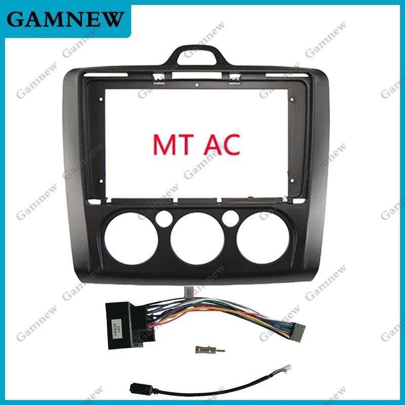 9-дюймовый автомобильный адаптер для панели Android Radio Dash Fitting Panel Kit для Ford Focus Mk2 MK3 S-MAX 2004-2014