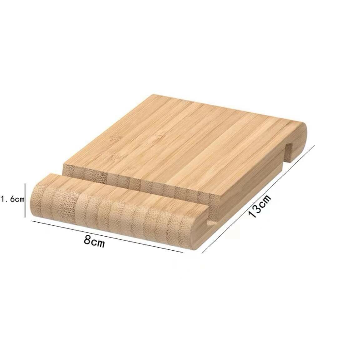 Подставка для мобильного телефона из бамбука с деревянным основанием, универсальный усилитель для планшетов, удобный