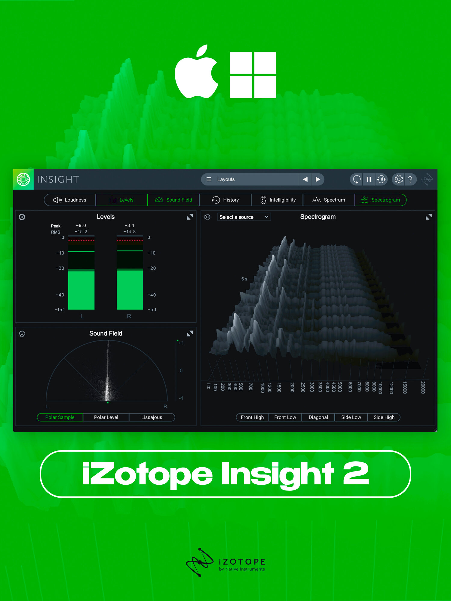 IZotope Insight 2 (лицензионный ключ) для ПК, macOS & Windows
