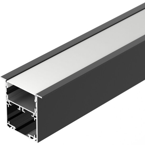 Профиль Arlight SL-LINIA52-3L-F-2000 ANOD BLACK (, Алюминий)