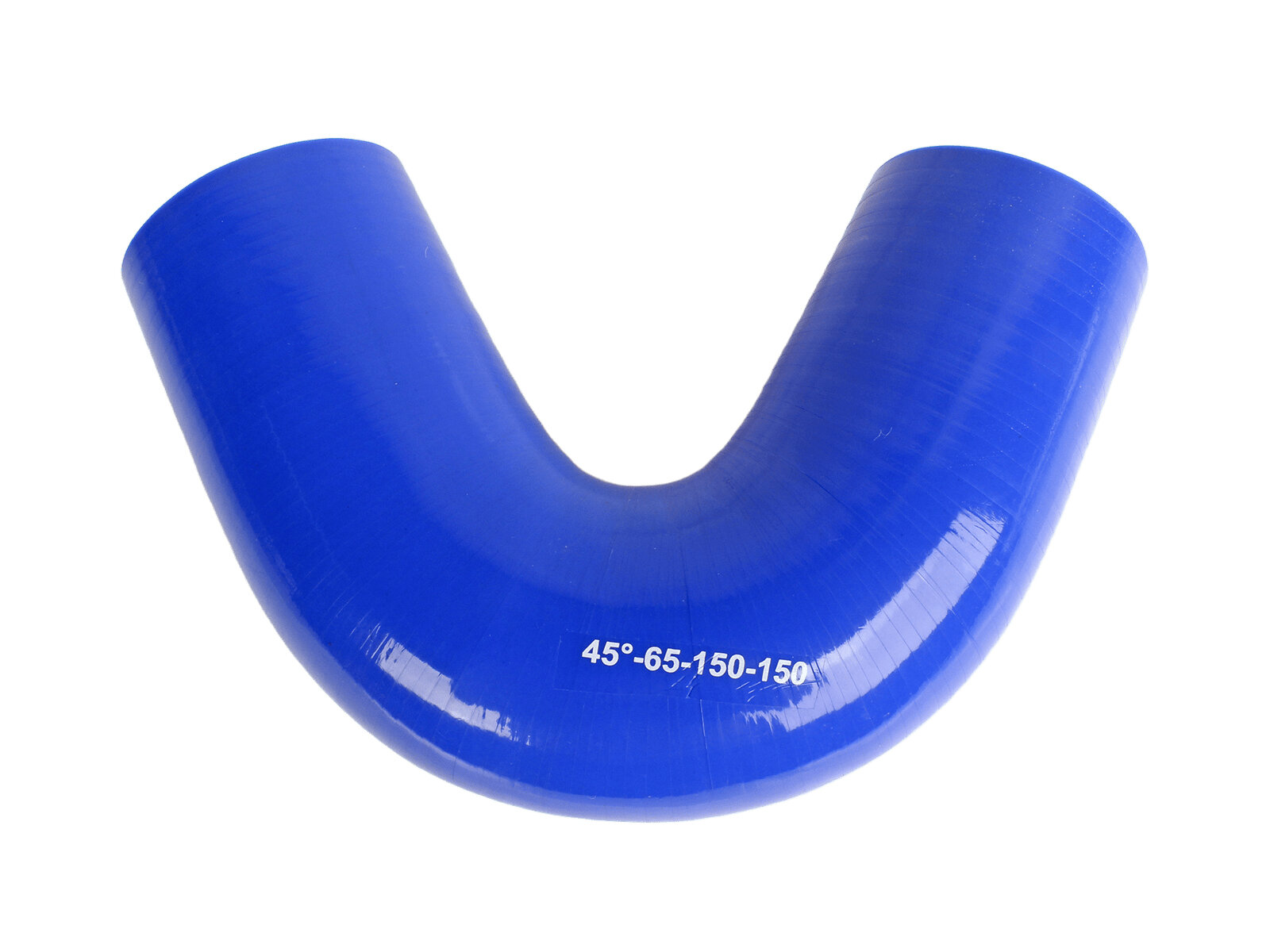 Патрубок d-65мм 150х150мм угловой 45 градусов соединительный