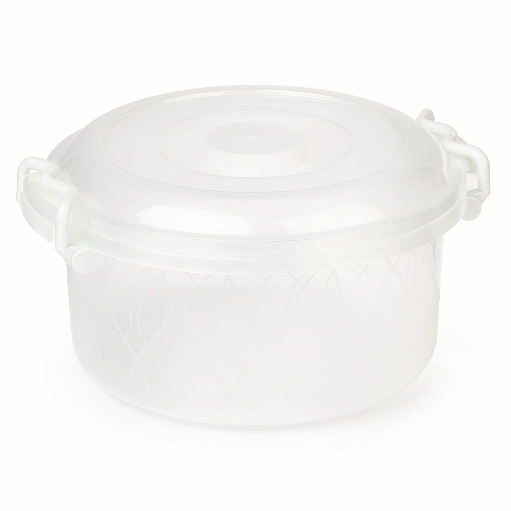 Контейнер для хранения круглый 5л. с защелкой (097)