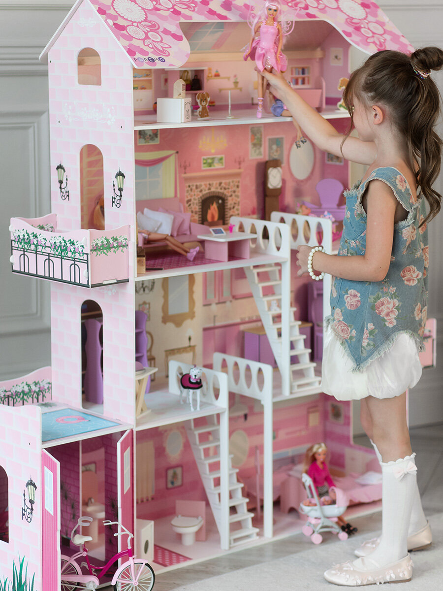 Кукольный домик с мебелью PAREMO "Нежность" с мебелью PD316-01