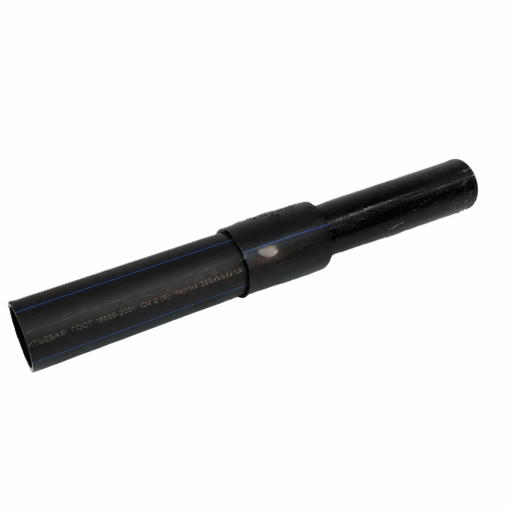 Переход ПЭ100-сталь неразъемный Дн 63х57 Ру10 SDR17