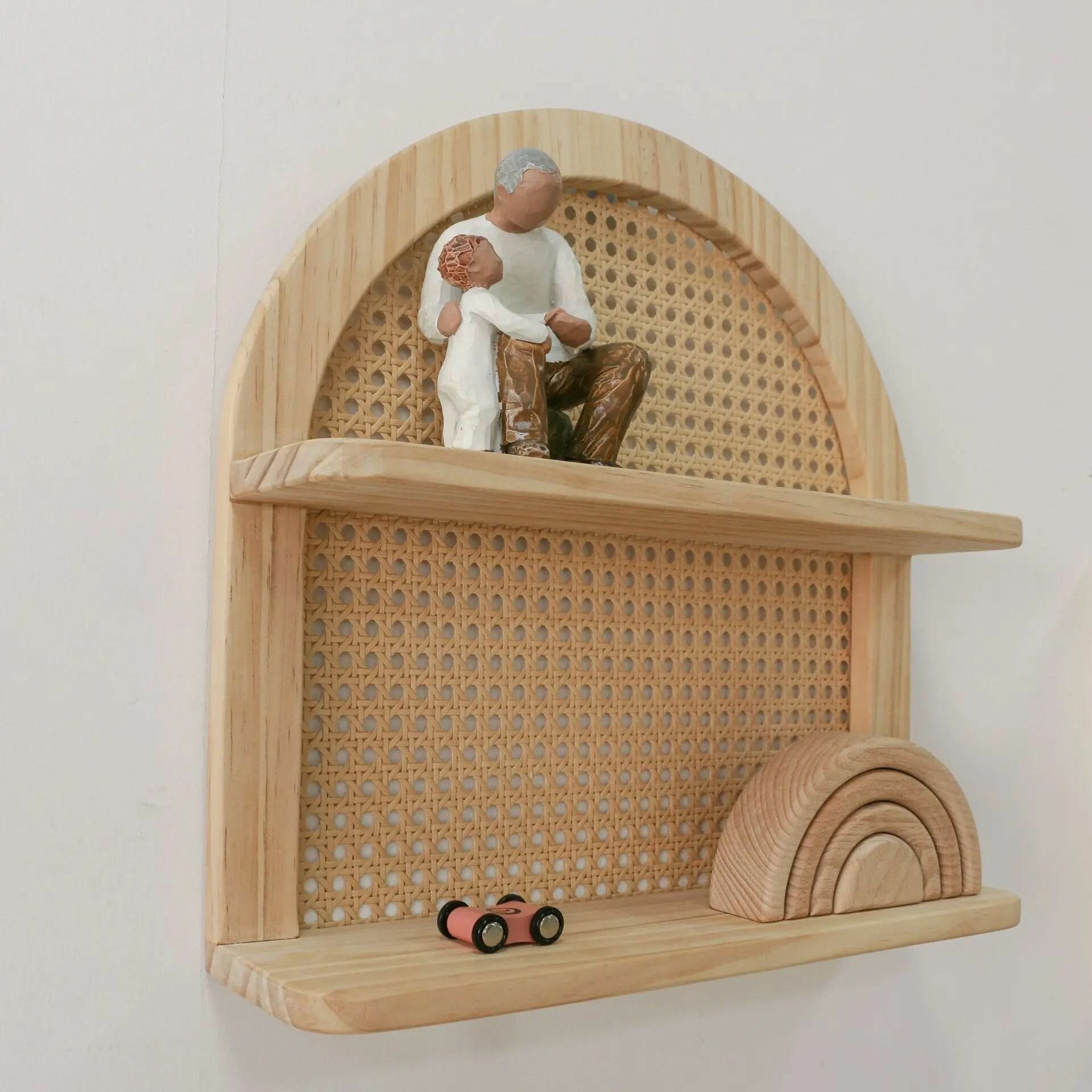 Домик-полка Настенная Прямая, 40х9.5х40 см, 1 шт.