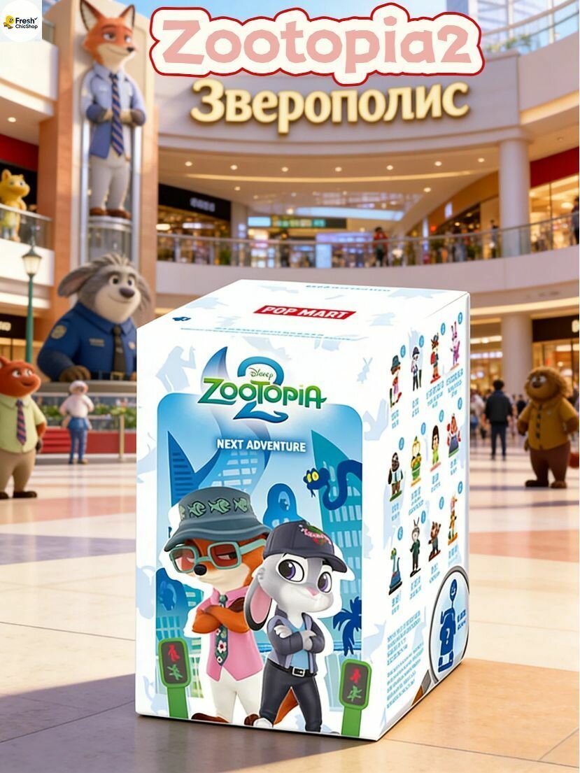 Zootopia 2 Зверополис Игрушка сюрприз Blind Box - оригинал