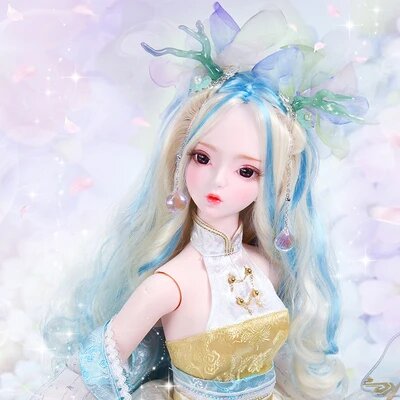 Dream Fairy 1/3 BJD кукла Китайский Зодиак Светло-голубой, Dragon Princess