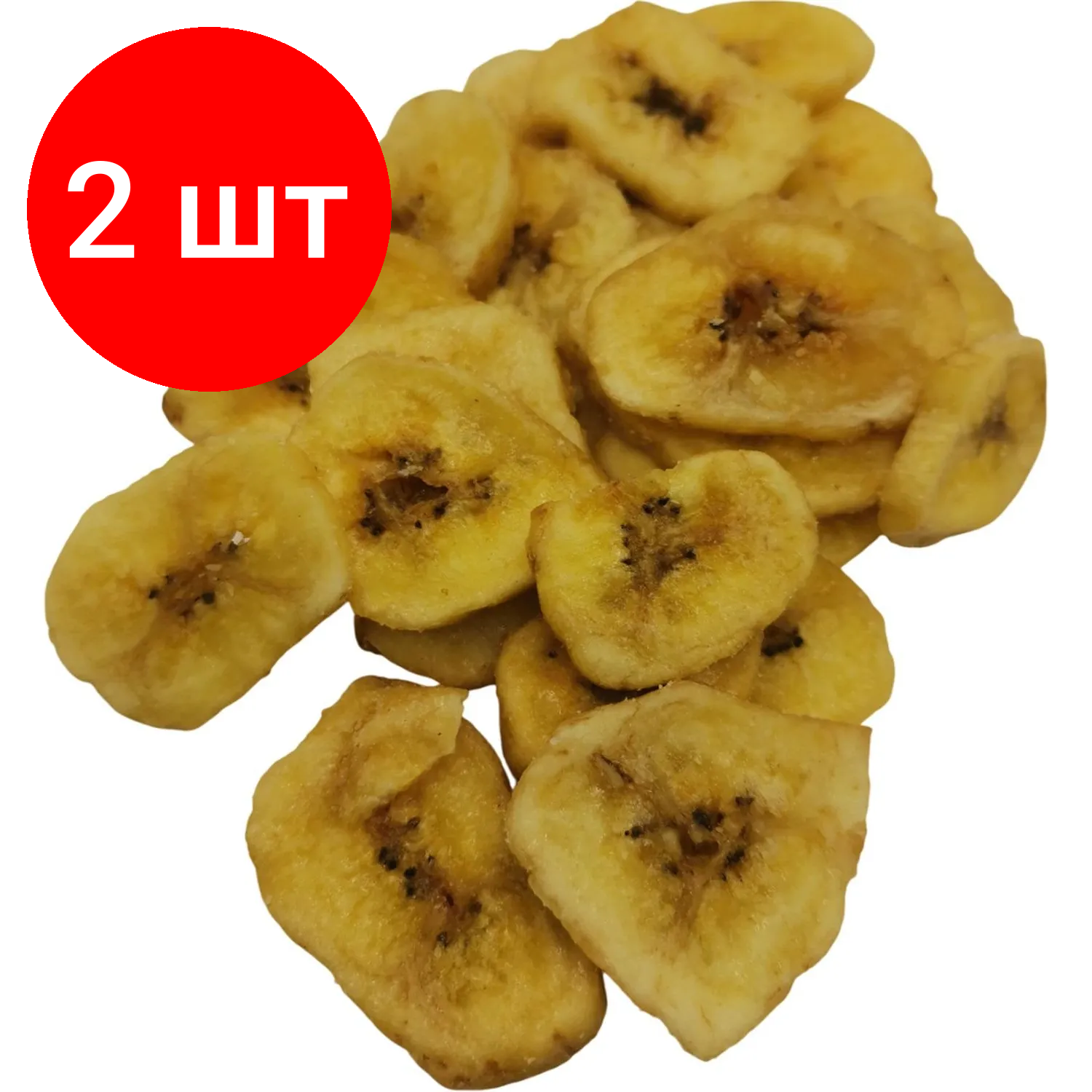 Комплект 2 штук, Чипсы банановые 500 г