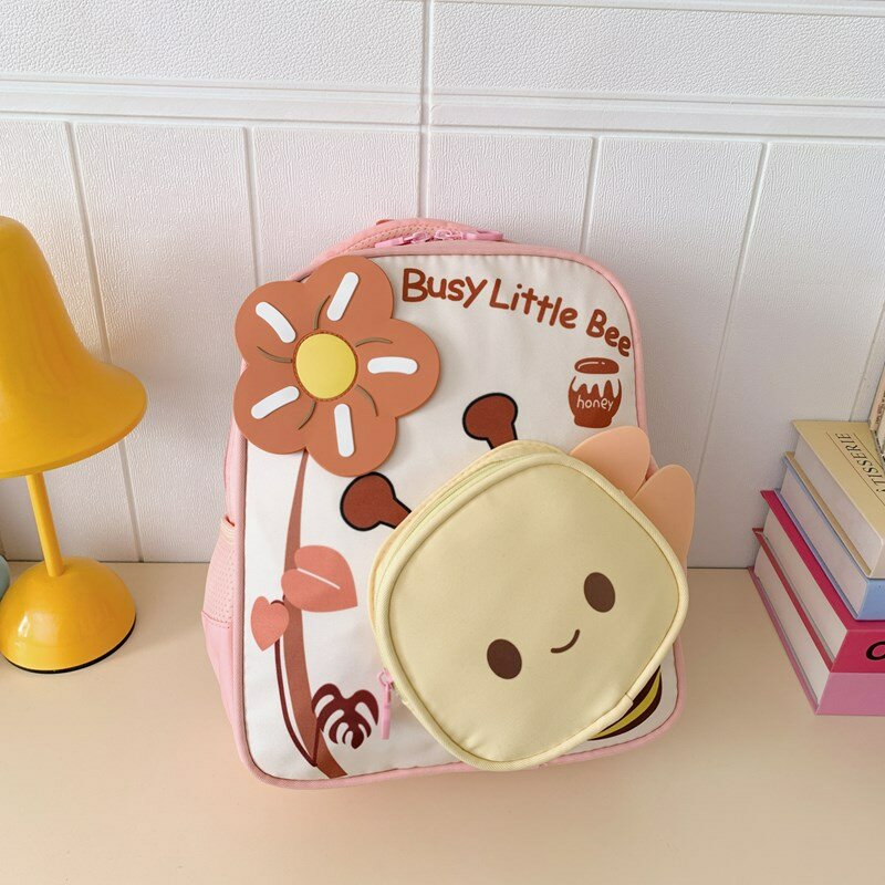 Новый детский рюкзак для детского сада для детей 3-6 лет, маленькая пчелка, легкий и универсальный, милый рюкзак для начальной школы для мальчиков и девочек