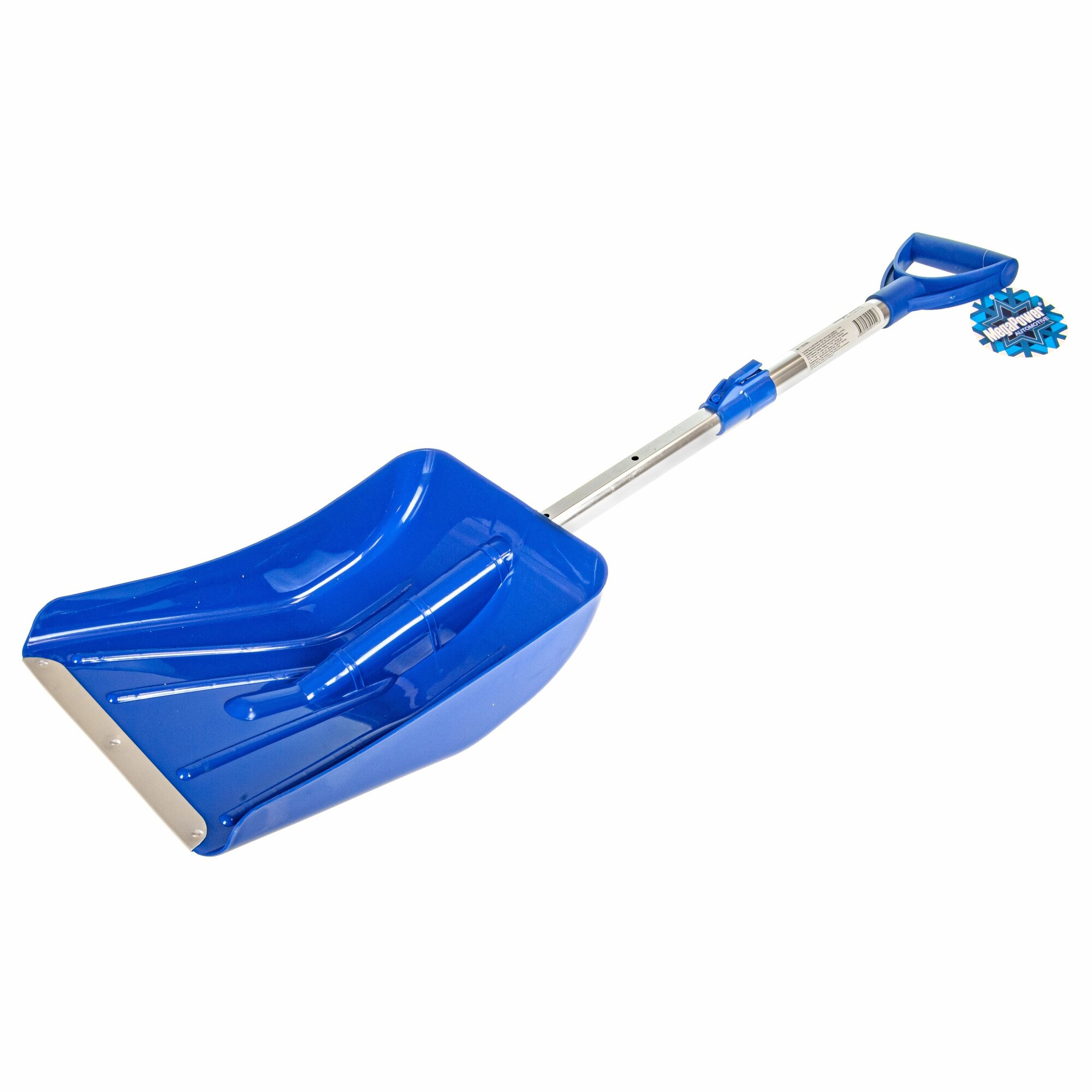 Лопата для снега телескопическая 70-90см BLUE M-71005BL MEGAPOWER