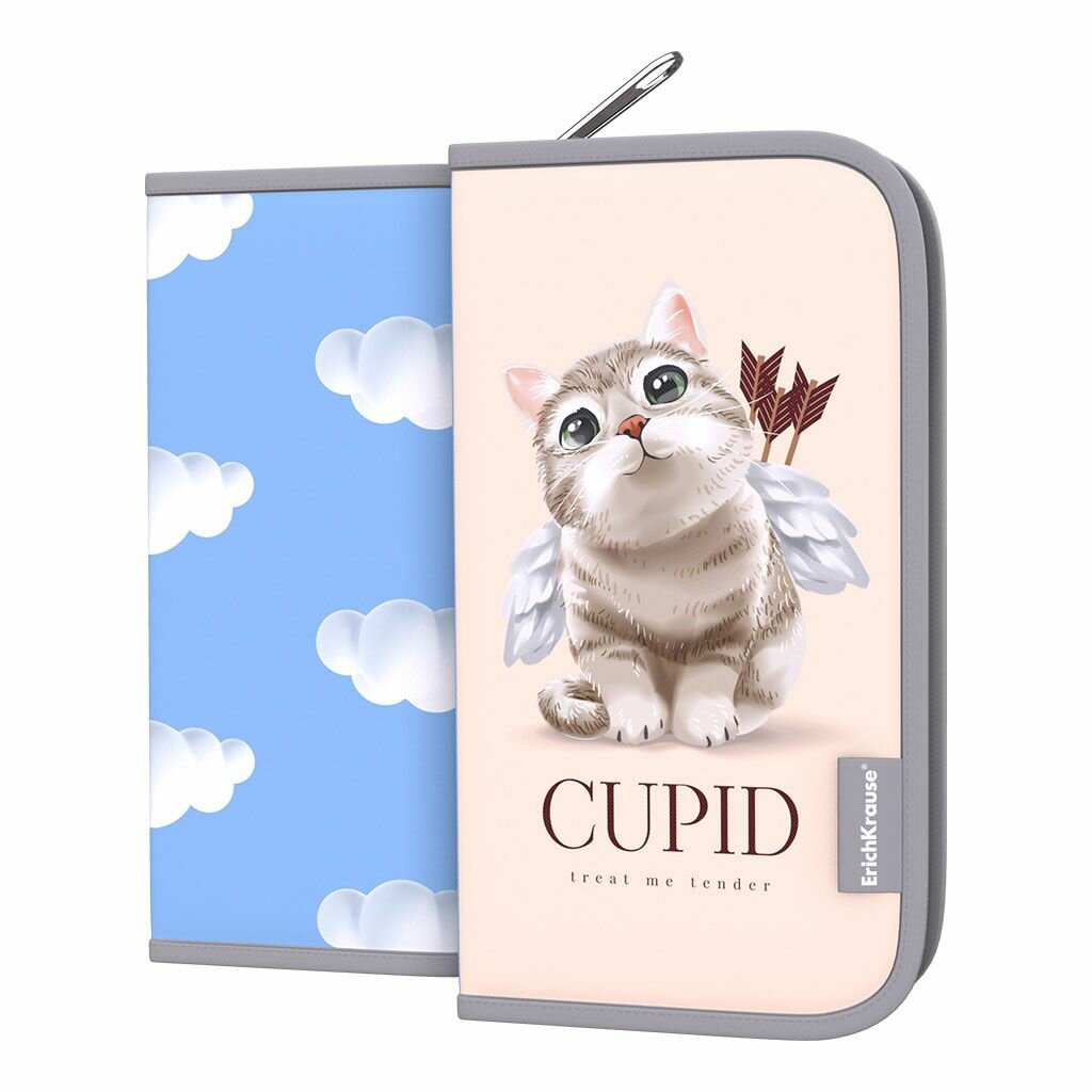 Пенал-книжка без наполнения Cupids 110x205x25мм ErichKrause