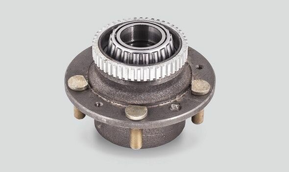 Ступица колеса УАЗ Патриот с АБС заднего с подшипниками, импульсным диском и крепежом