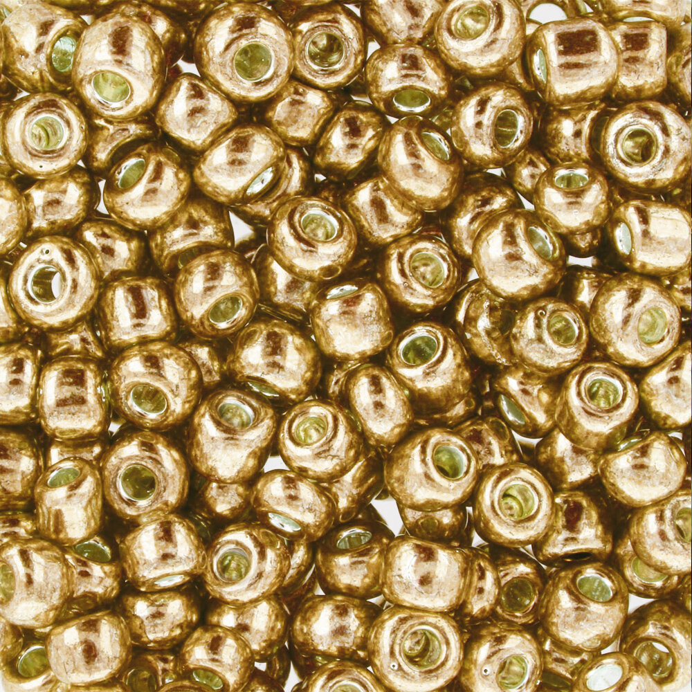 Бисер "Zlatka" круглый GR 08/0 10 г №0560 золотой