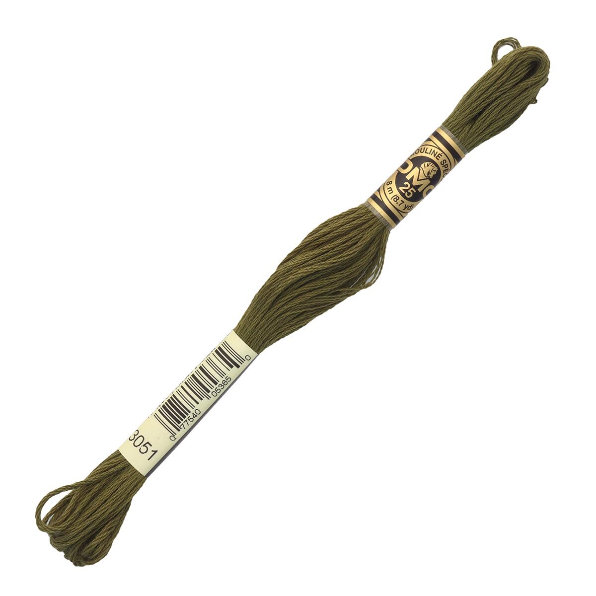 Мулине одноцветный набор DMC 117, мерсеризованный хлопок, 8 м (3051), 12 шт