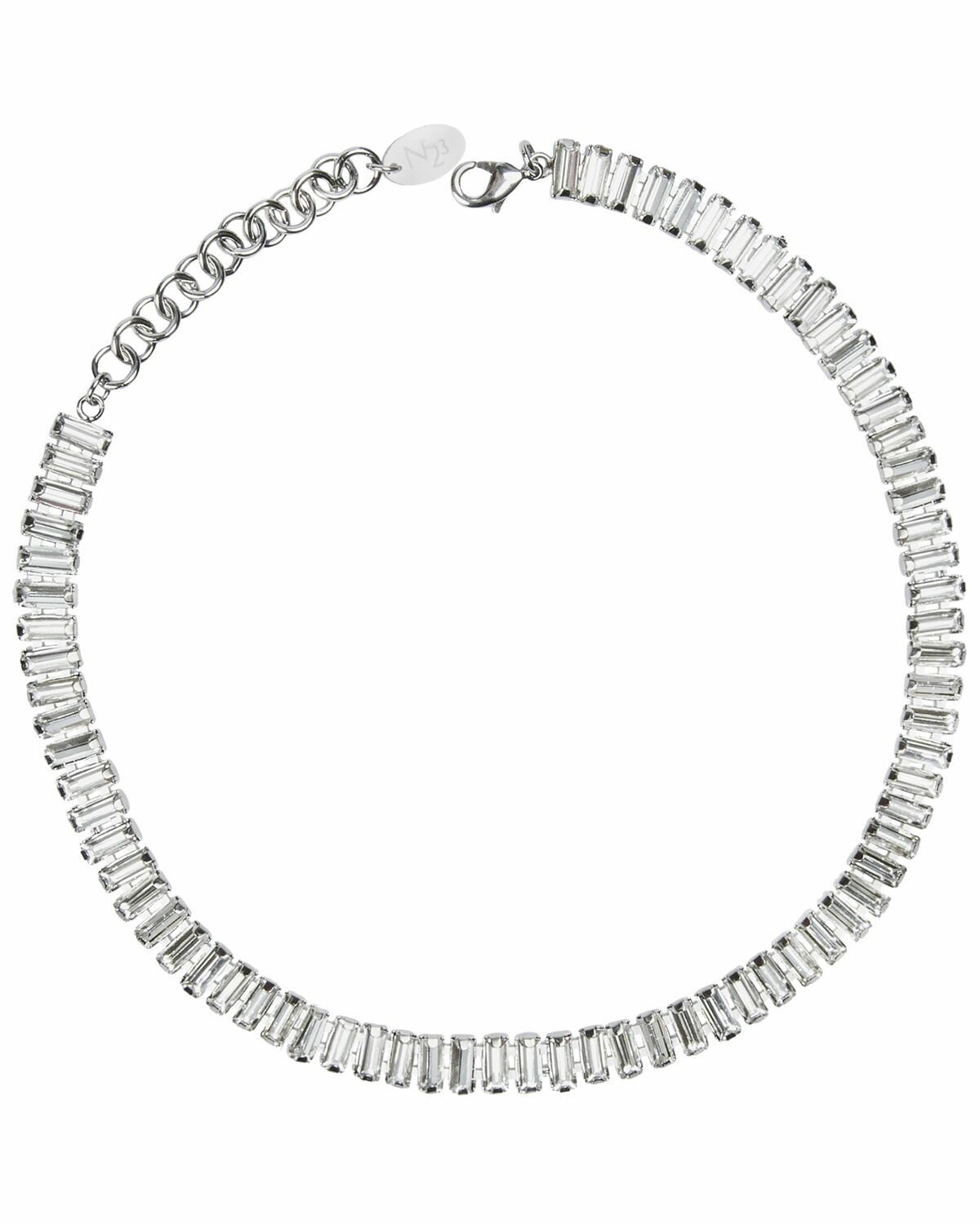 Колье, искусственный камень, кристаллы Swarovski