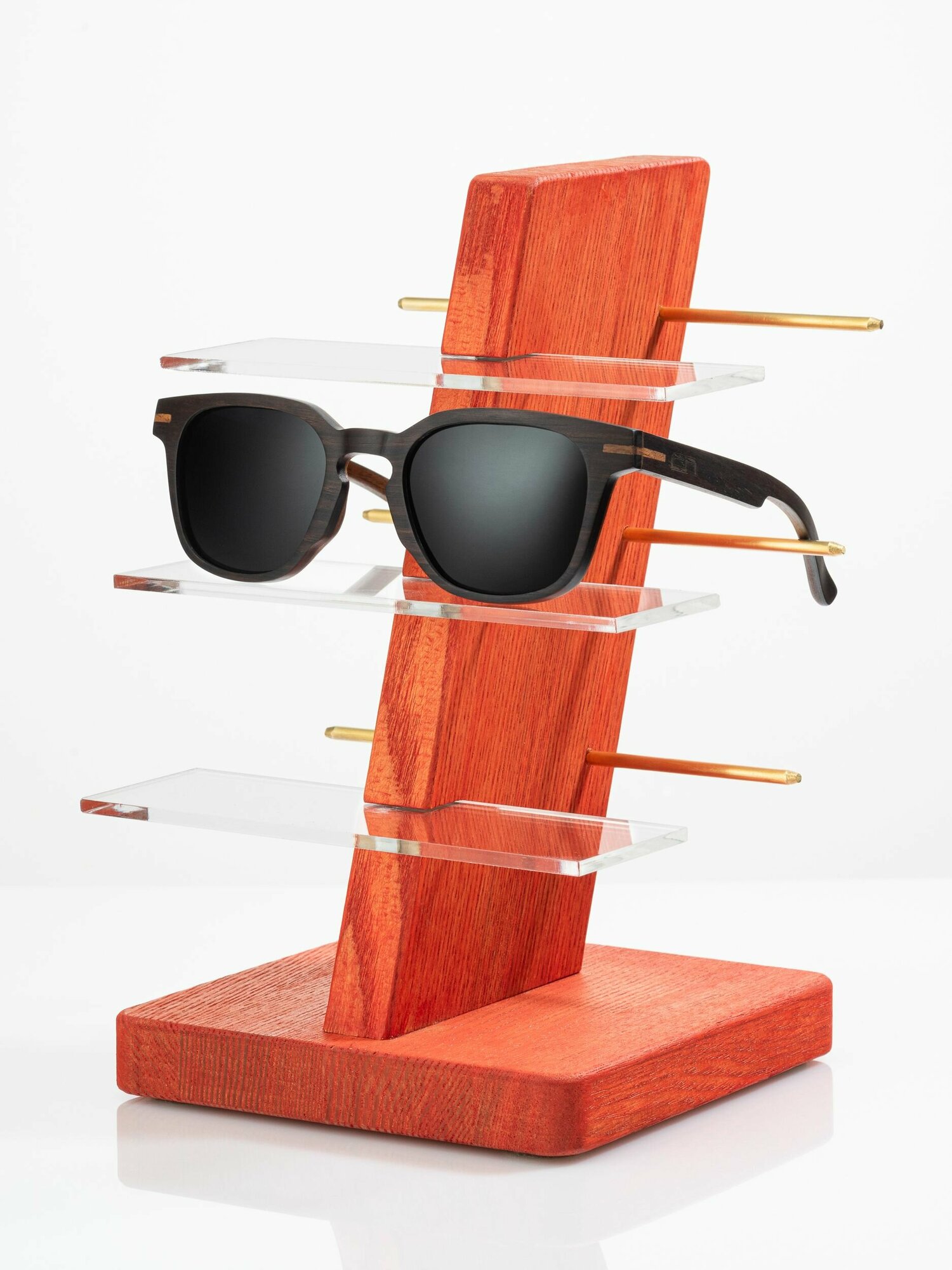 Стойка под очки из дерева COOB&Nautilus, держатель для очков C&N.