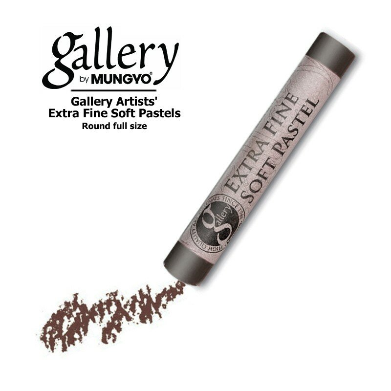 Сухая пастель MUNGYO Пастель сухая мягкая круглая Mungyo GALLERY Extra Fine Soft, 435 Умбра жженая