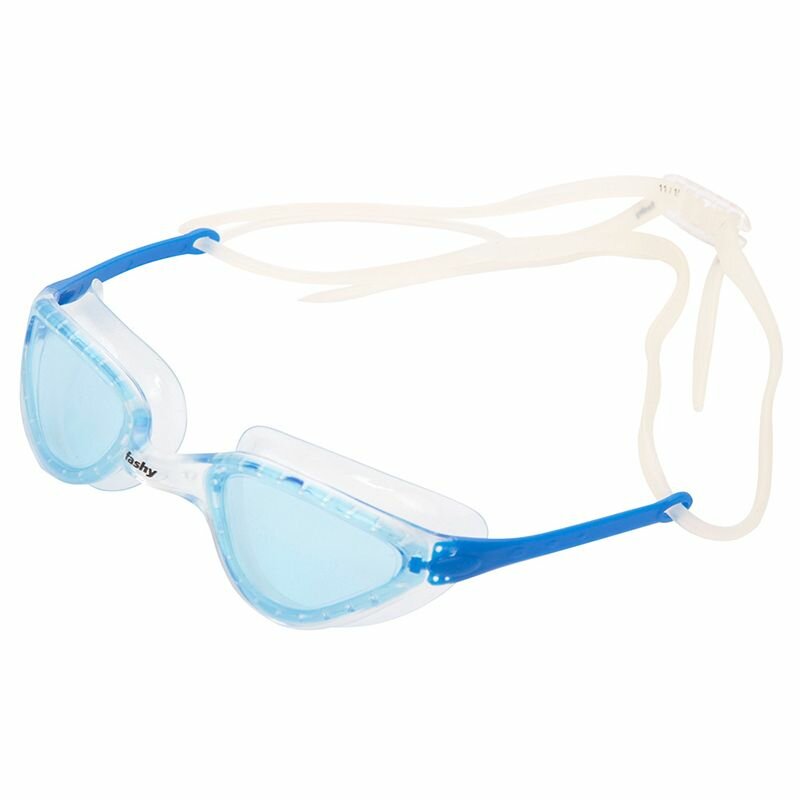 Очки для плавания Fashy Salto, голубые линзы, бесцветный/синий