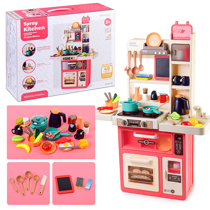 Игровой набор кухня 889-238 "Жарим, парим!" (свет, звук) в коробке