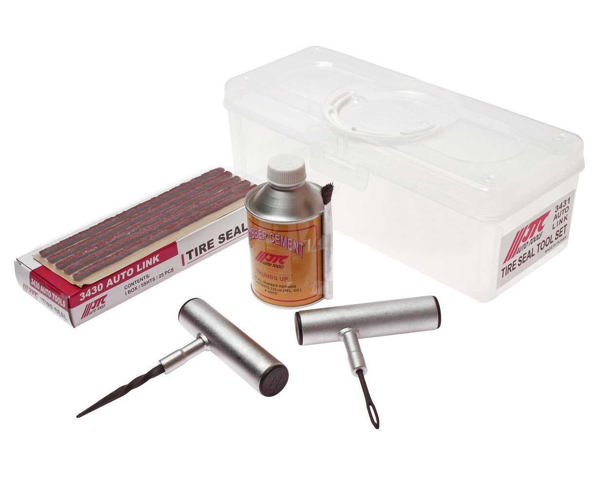 JTC-3431 Набор для ремонта автошин (в кейсе)