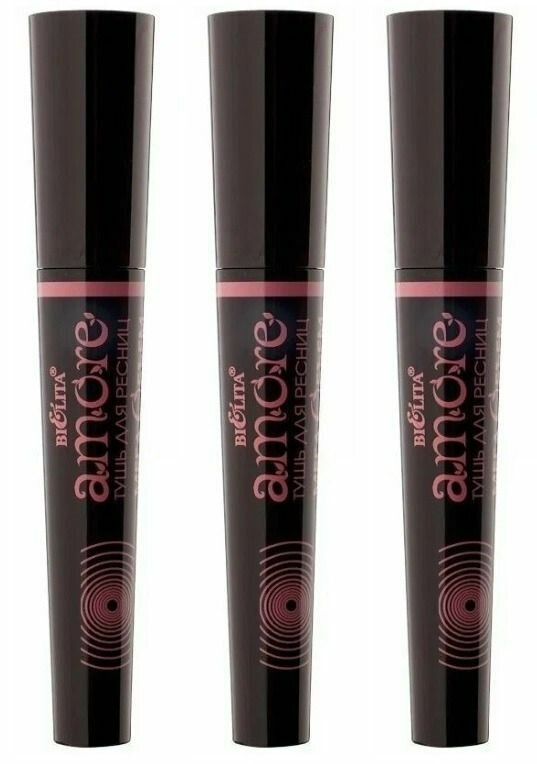 Белита Тушь для ресниц Amore, Мега объем, 10 мл, 3 шт