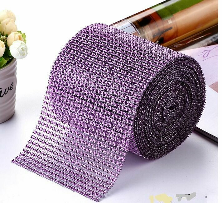 Лента с имитацией страз 12см*50 cм