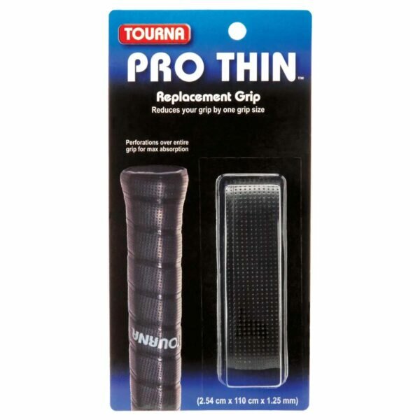 Намотка базовая для теннисной ракетки, грип grip Tourna Pro Thin (Турна про син), черный