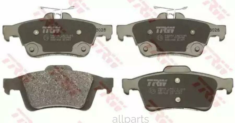 TRW GDB1938 Колодки тормозные задние