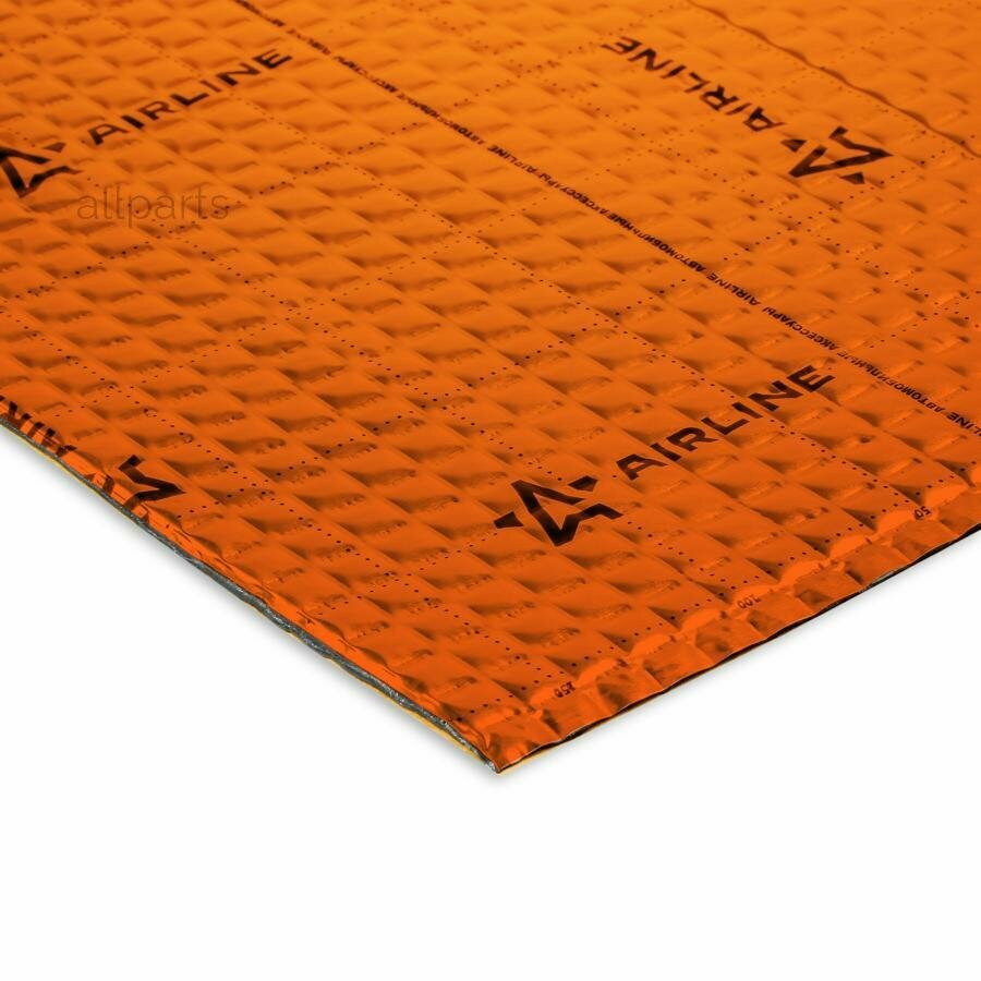 AIRLINE ADVI007 Шумоизоляция (вибро) Main 3 PRO (25*40 см) КС, 3 мм, фольга 90 мкм. КМП 0,30 (ADVI007)