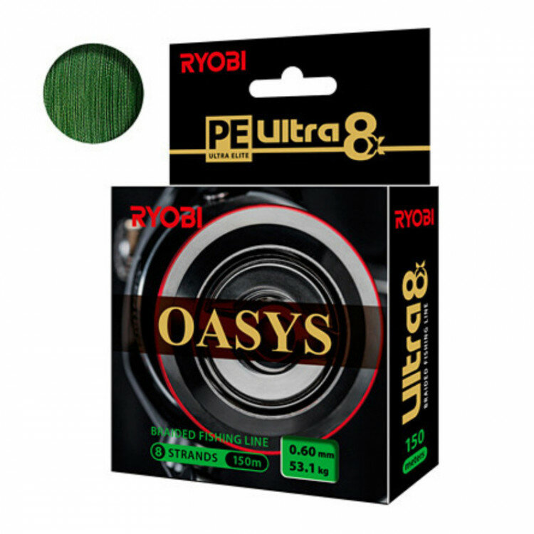 RYOBI Плетеный шнур RYOBI OASYS Dark Green 0,60mm 150m
