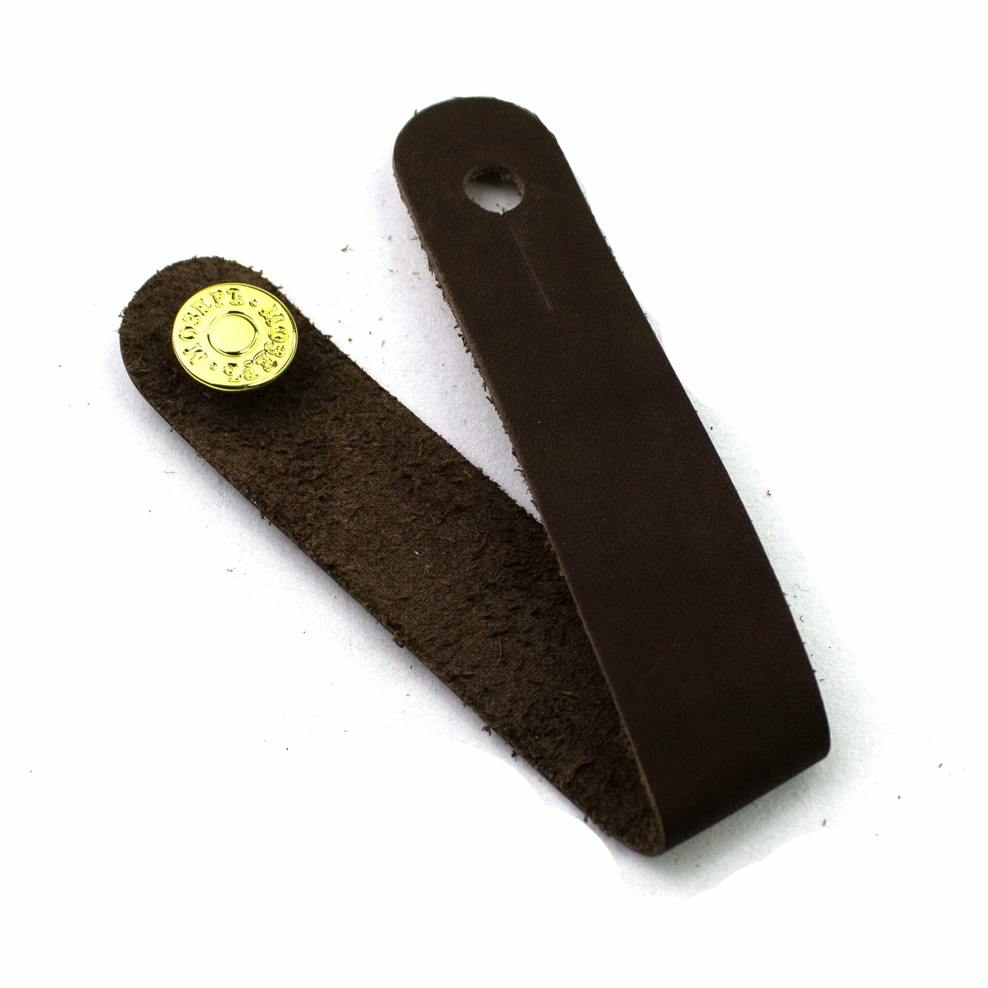 Держатель для ремня на гриф мозеръ MF-1, кожаный, темно-коричневый