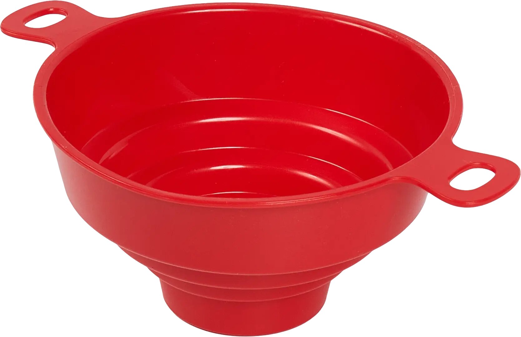 Воронка для банок универсальная пластик красный