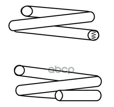 Пружина передняя MERCEDES M-class ML W164 + R-class W251 + V251 280CDI - 350CDI 4-matic CS Germany арт. 14319804