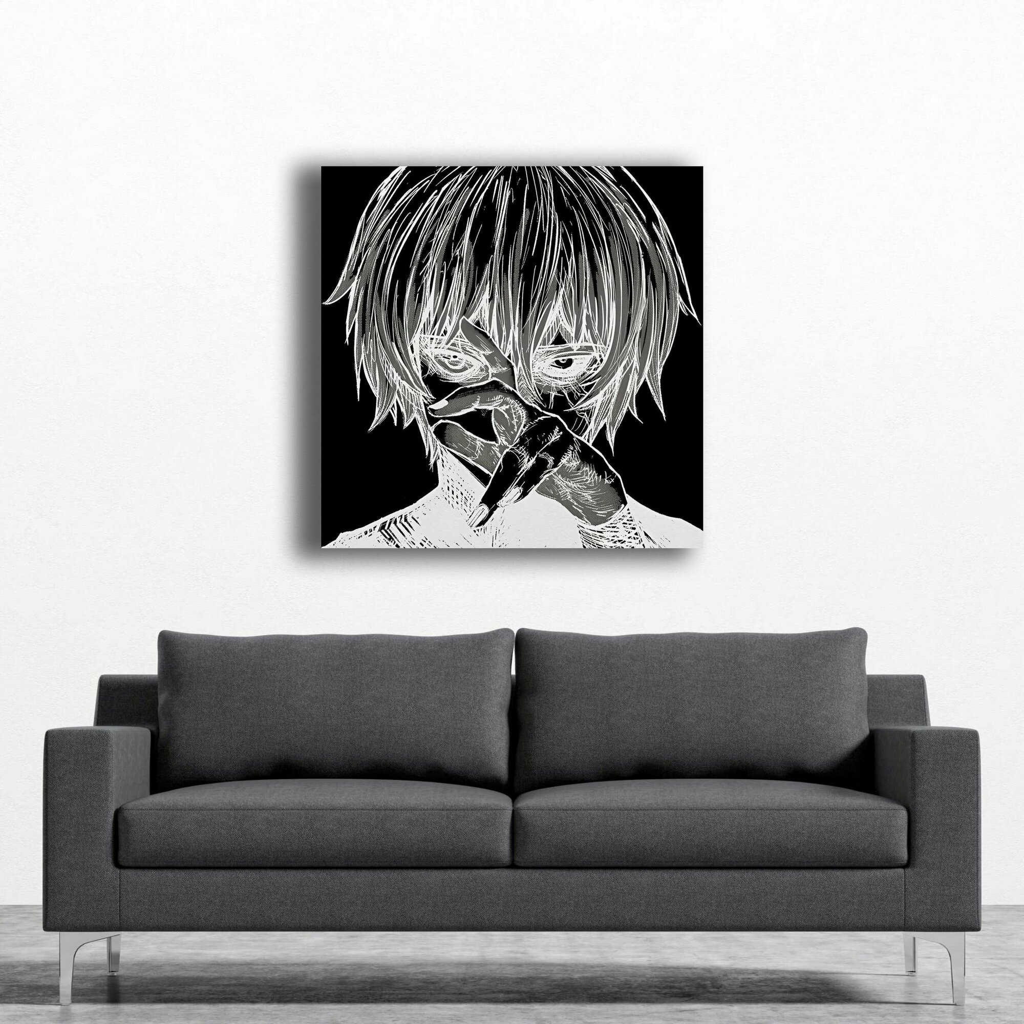 Интерьерная картина на холсте / dead inside / zxc 70*70