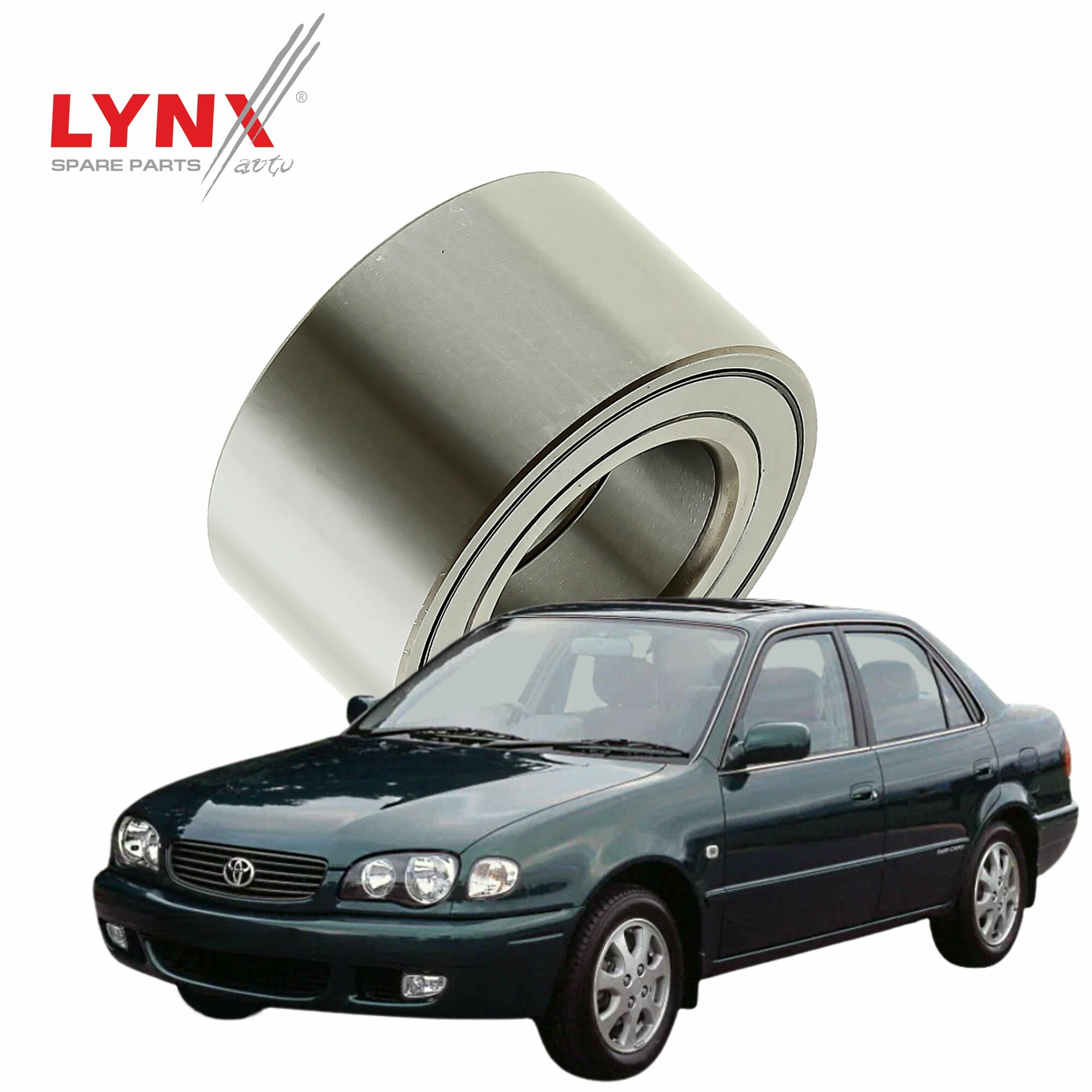 Подшипник ступицы передний Toyota Corolla (8) E110 / Тойота Королла 1997 1998 1999 2000 2001 / Комплект LYNXauto