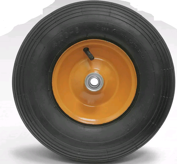 Колесо для садовой тележки 400-6, внут. d=16мм (5шт/уп)