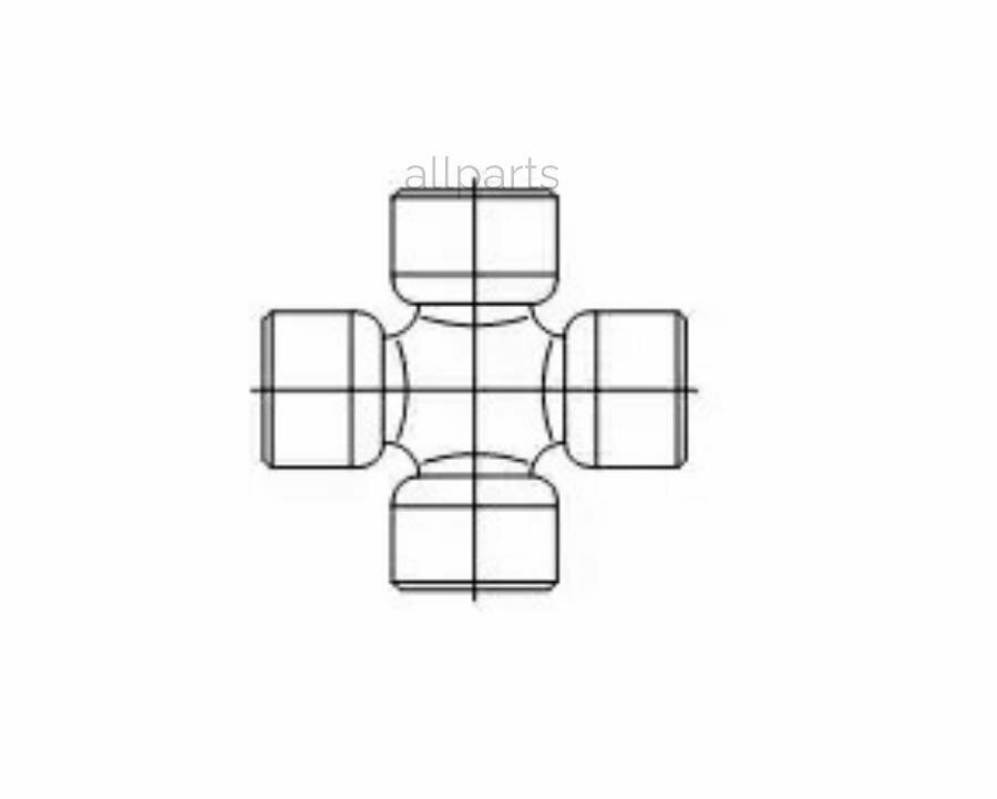 GKN-SPIDAN U122 Крестовина карданной передачи 15.00x40.00 - FORD: TRANSIT для фиксации штамповкой