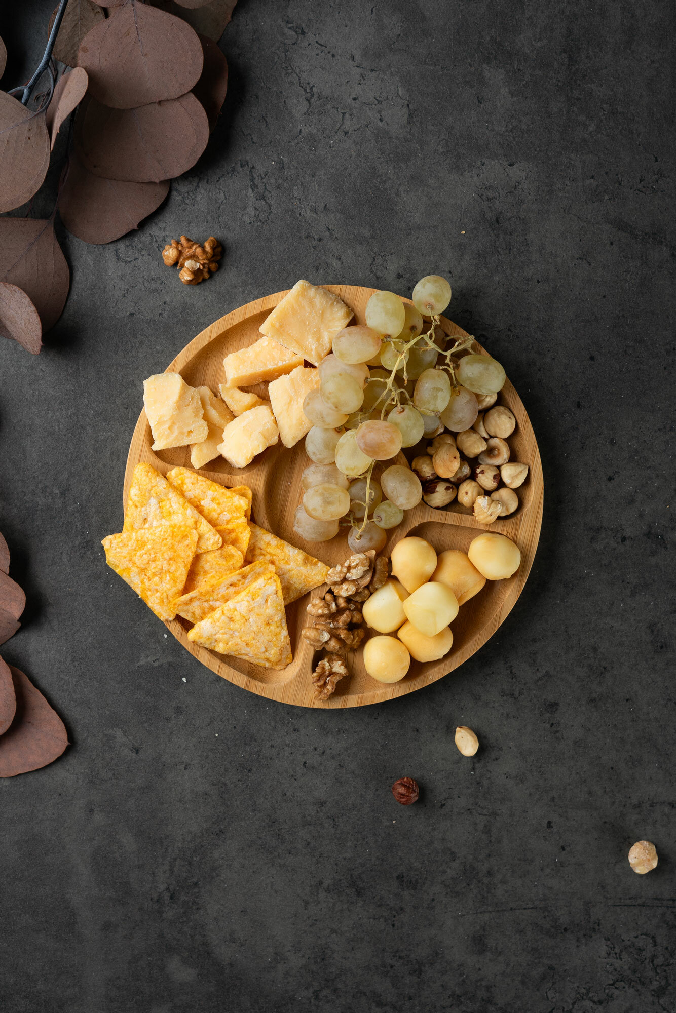 Менажница секционная TAVOLONE бамбук, 20х1,6 см