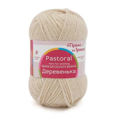 Пряжа для вязания из Троицка Деревенька 1 моток (170 м, 100 гр), цвет 166 суровый