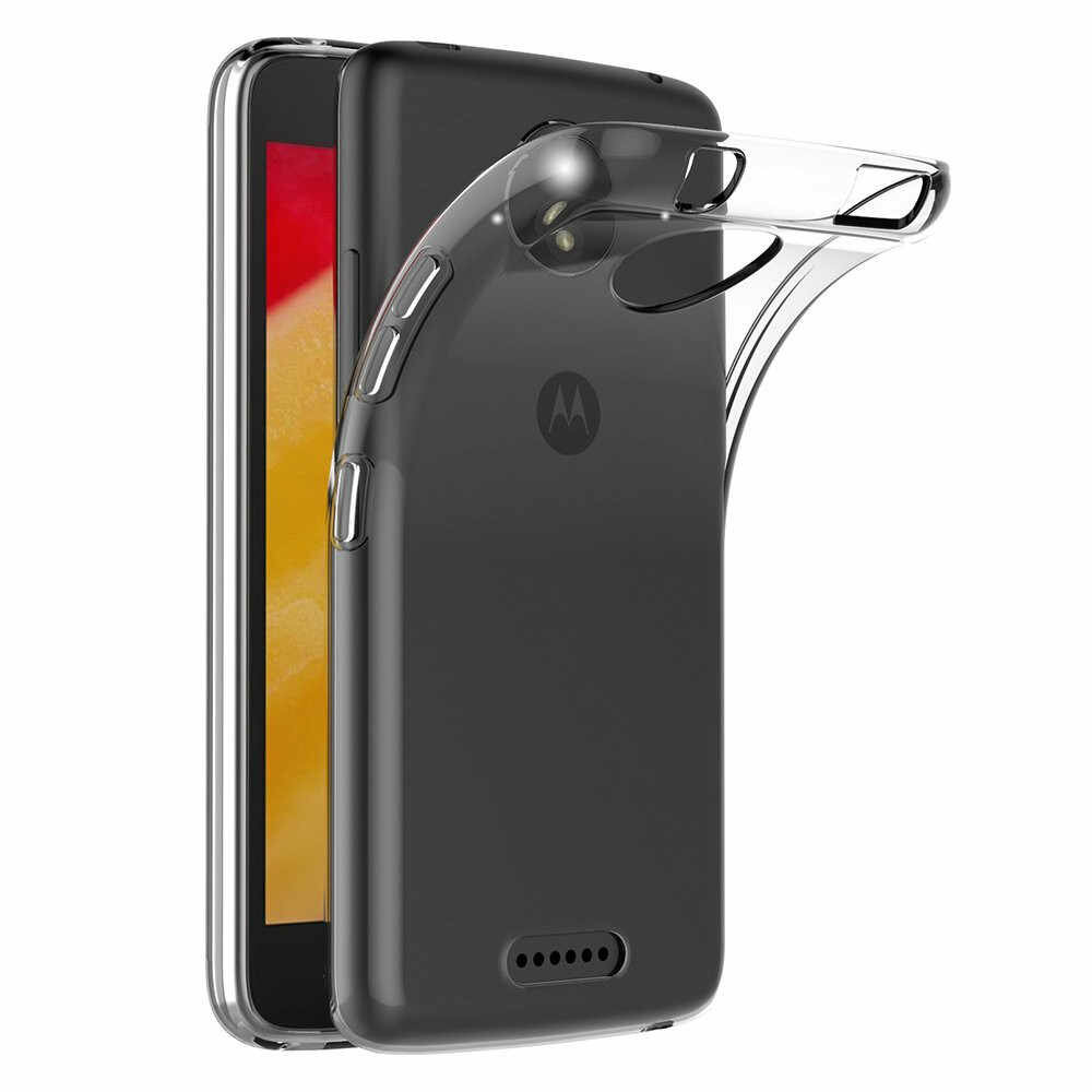 Чехол панель-накладка MyPads для Motorola Moto C Plus (XT1723 / XT1755) 5.0 ультра-тонкая полимерная из мягкого качественного силикона прозрачная
