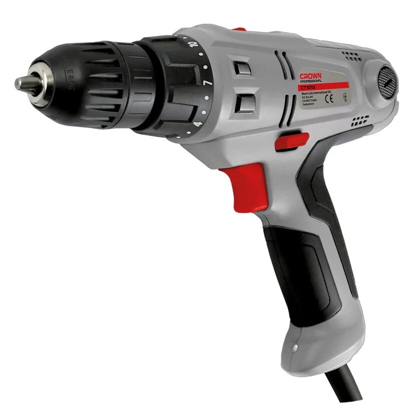 Сетевой шуруповёрт 22Нм Crown CT10113