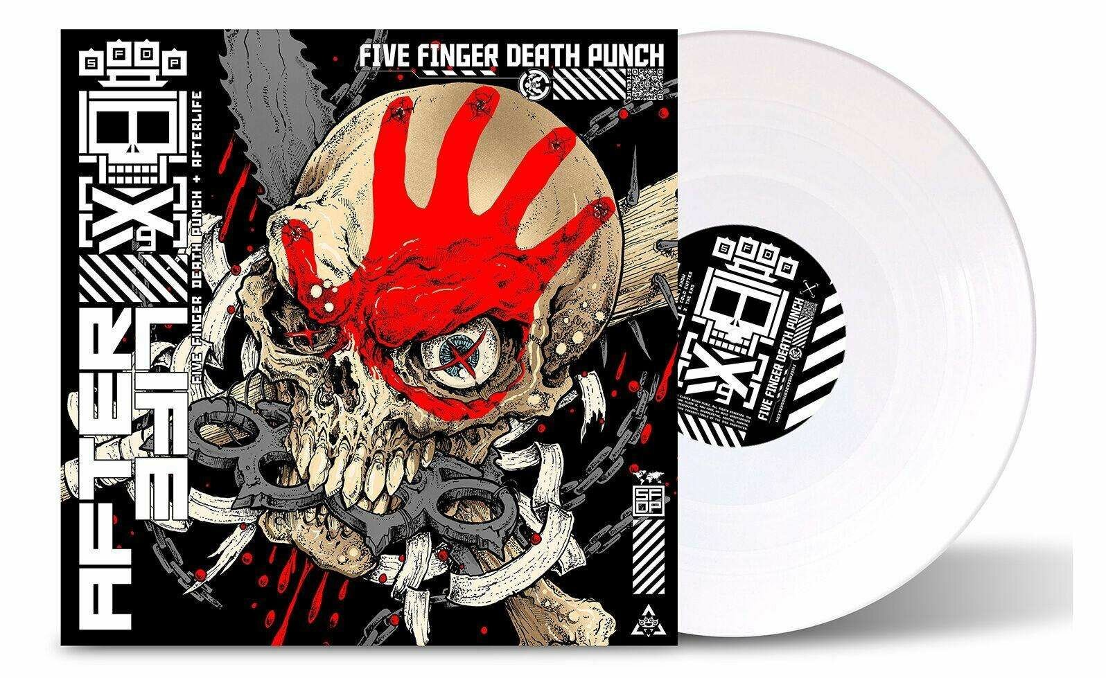Виниловая пластинка Five Finger Death Punch - AfterLife (180g) (White Vinyl) (45 RPM) (2 LP)