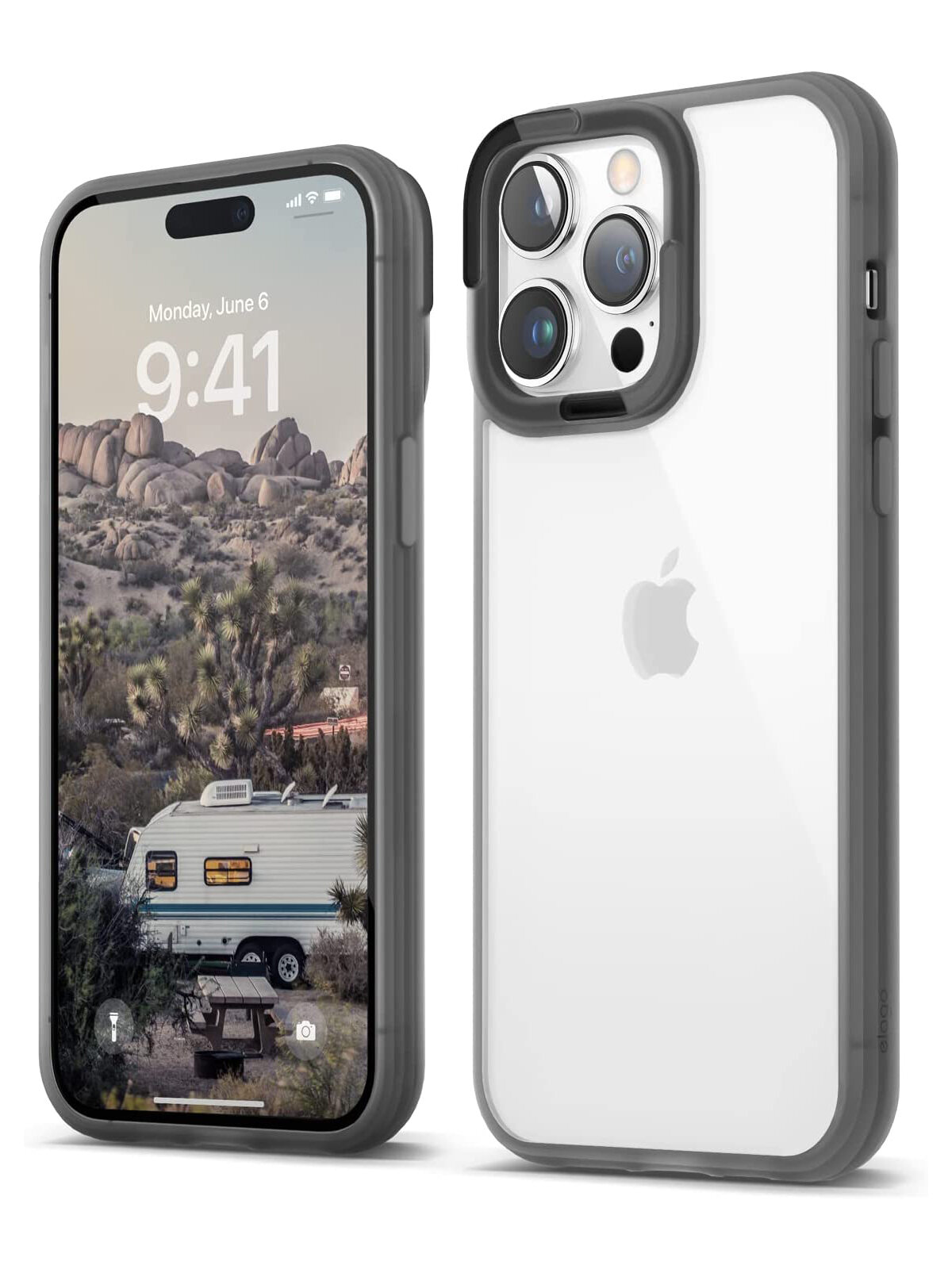 Elago для iPhone 14 Pro Max чехол DUAL (pc/tpu) Black