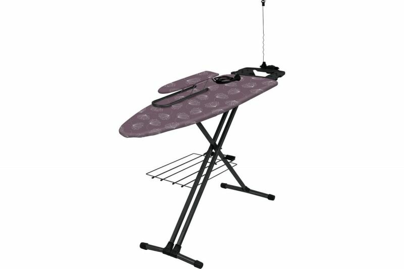 Доска гладильная InHome IN9M/5 одуванчики 1220х400мм, удлинитель, полка