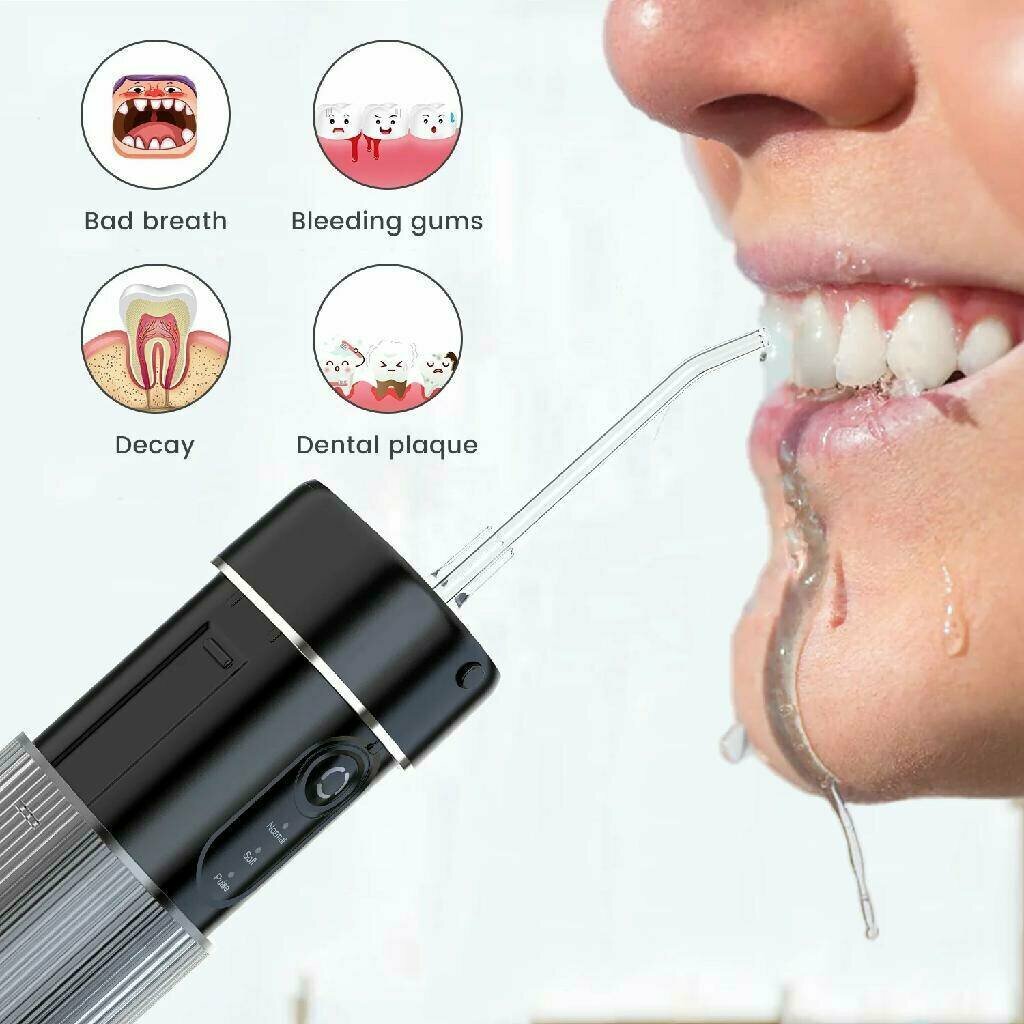 Ирригатор для полости рта портативный Custom беспроводной/Ирригатор складной/3 режима