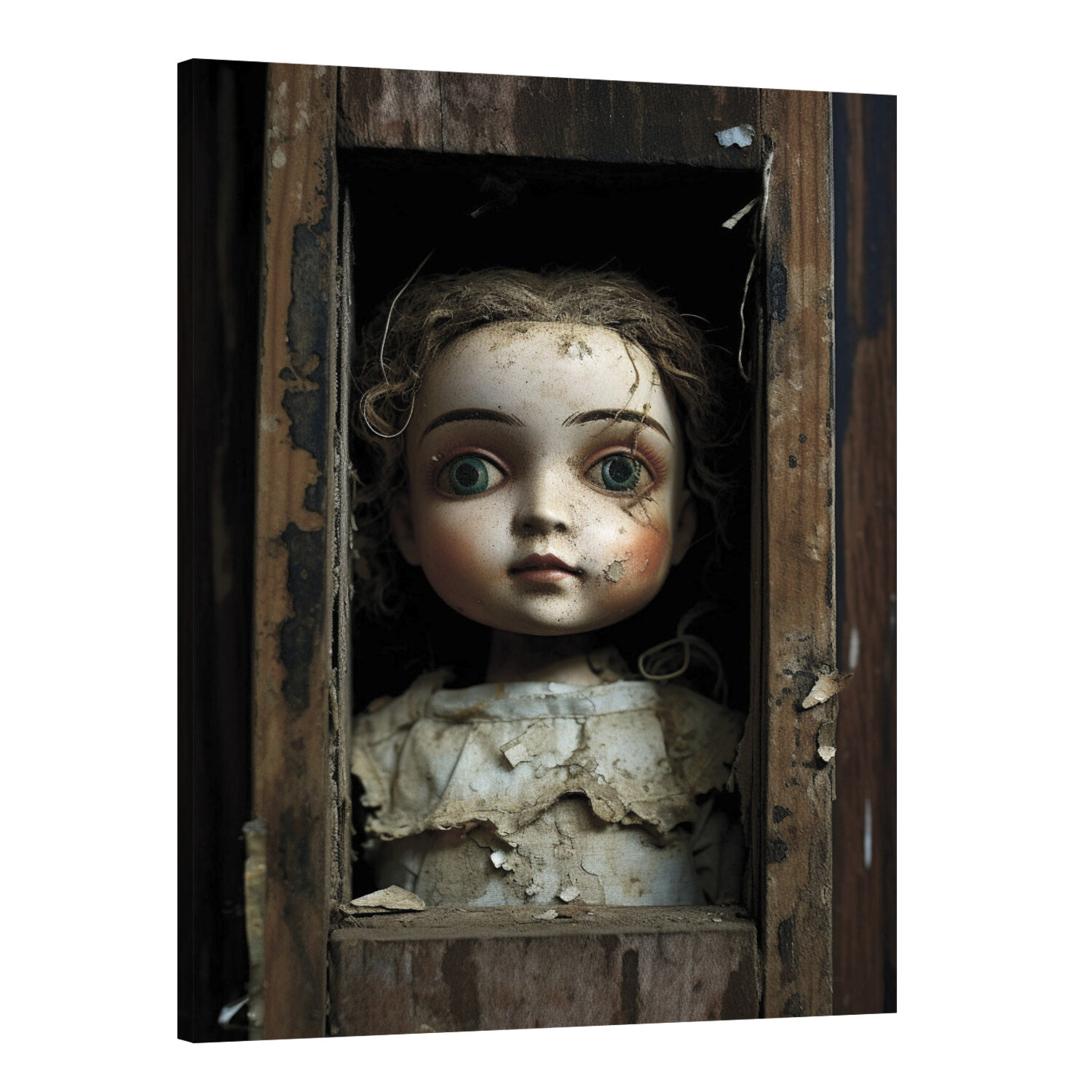 Интерьерная картина 50х70 "Кукла внутри"