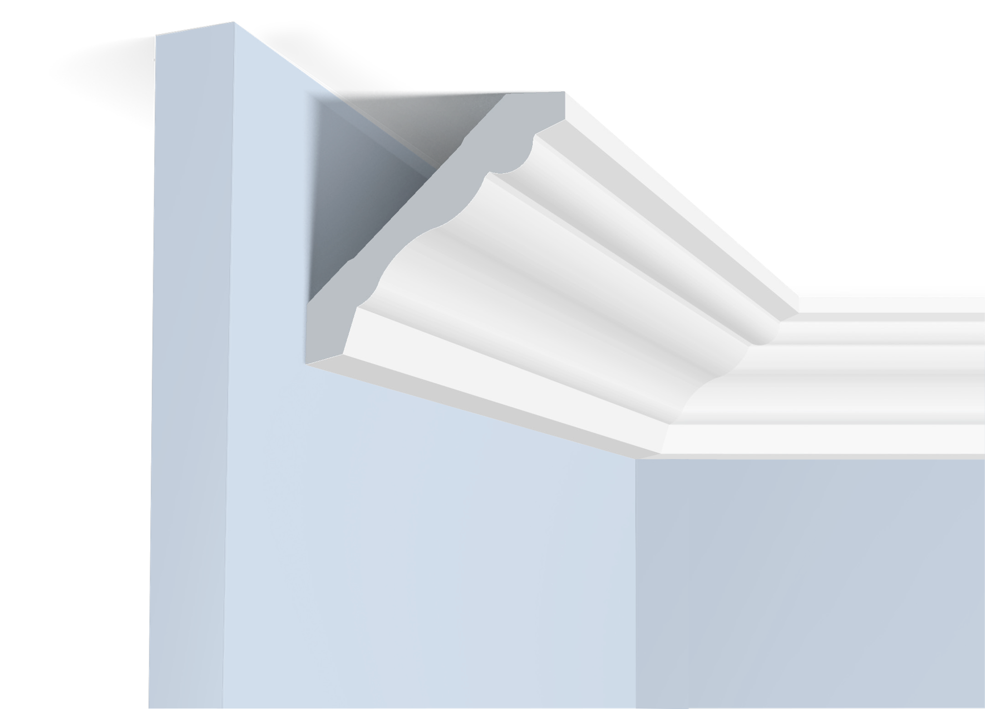 Карниз ударопрочный HiWood A1060 (42,4*42,4*2000 мм)