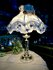 Лампа настольная Ajourele A-1016-1-WHITE/F-310-GlassGold-LEG, винтажная, E27, 40...