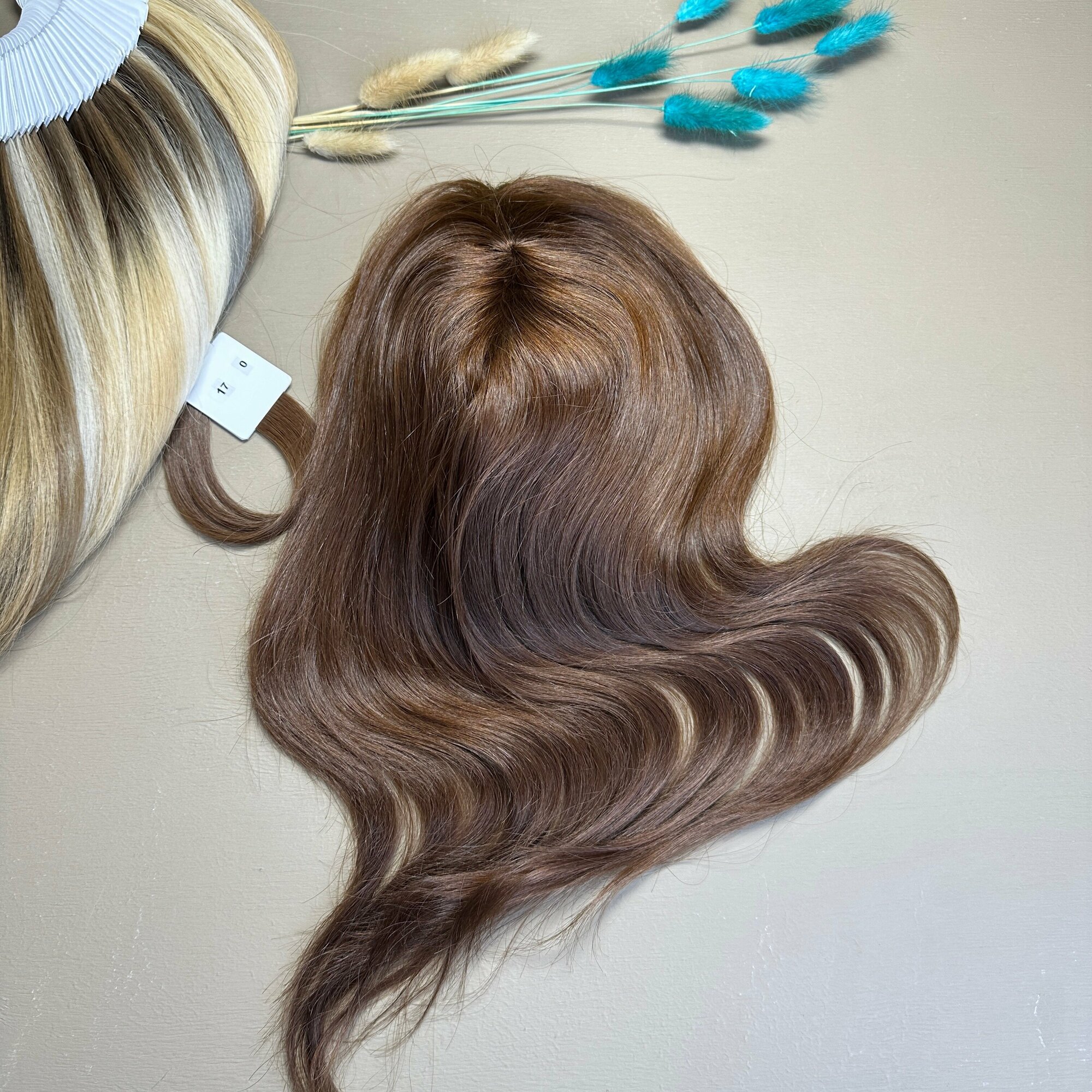 Микросистема теменная из славянских волос Belli Capelli 30 см №17